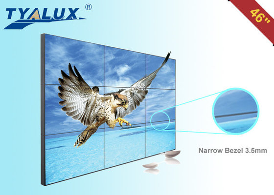 Lightweight 46 Inch LCD Video Screen Wall 1920X1080 For Media System