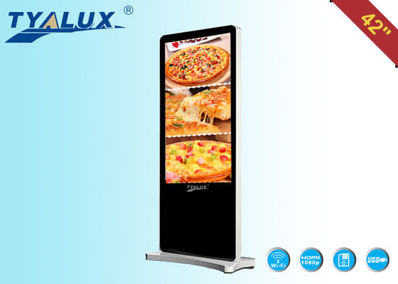 42 inch Full HD LCD Digital Signage 1920 x 1080 , Floor Standing Android Digital Signage