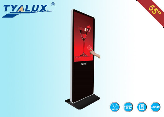 55 inch Standalone Android Touch Screen Digital Signage with 1080P Wireless WIFI