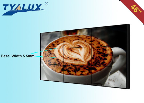 Indoor Advertising Digital Display Video Wall with 5.5 mm Between Screens