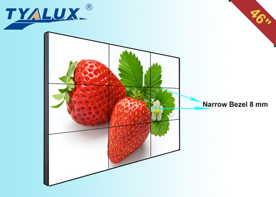 High Brightness Digital Signage Video Wall Display , LCD Video Screen