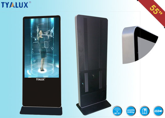 Samsung LCD Panel Digital Advertising Display Screens , Full HD Stand Alone Digital Signage