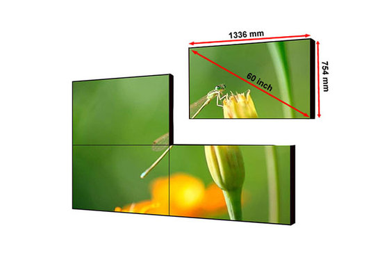 Super Large Screen 60 Inch HD LCD Video Wall With 4K Input Supported