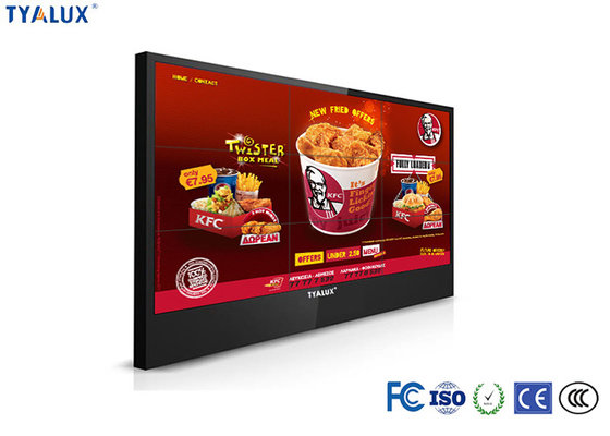 60" Ultra Narrow Bezel Full Color 3840*2160 4k Led backlit Indoor Lcd Video Wall