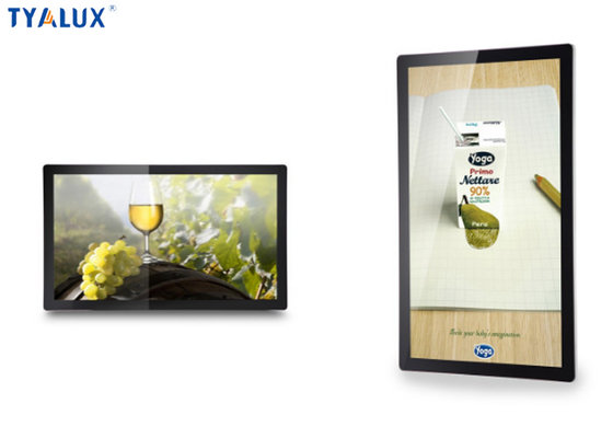 Ultra Thin IR Touch Screen Android 4.4.2 Wall Mounted Digital Signage Player
