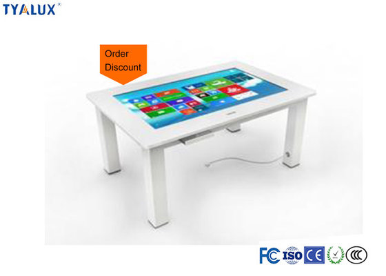 42 Inch  Network Floor Stand Interactive Multi Touch Screen Digital Signage Table