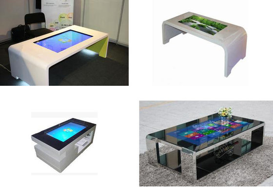 42 Inch  Network Floor Stand Interactive Multi Touch Screen Digital Signage Table