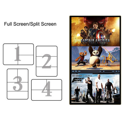 65" Touch screen all in one Wall Mounted Digital Signage gas station advertising