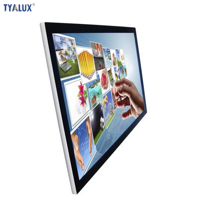 Backlight 65" HD Wall Mounted Digital Signage touchscreen indoor advertising lcd tv