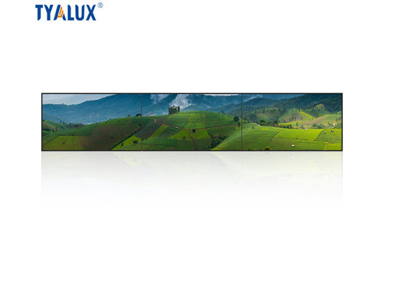 High aspect ratio 1X3 HD Video Wall 4K 55 inch ultra narrow bezel