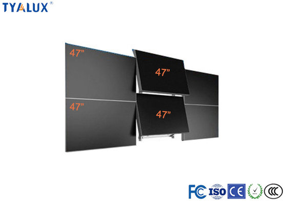 47 inch 3X4 wall mount LCD Video Wall Screens / Digital Video Display seamless 4.9mm