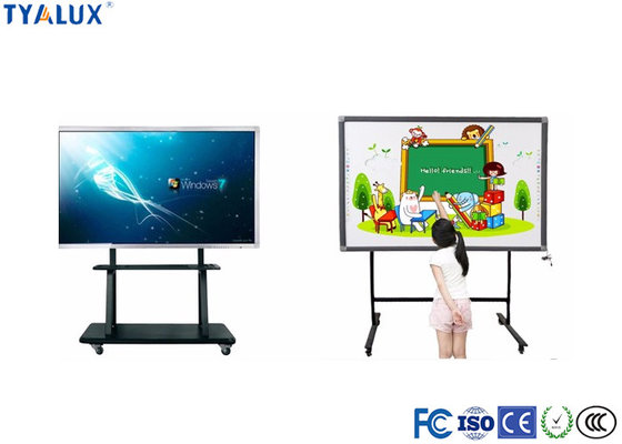 55-98 Inch touch screen whiteboard , LED portable IR interactive whiteboard for education