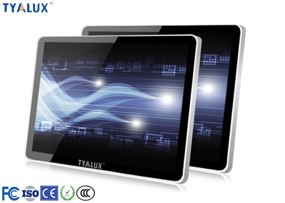 Indoor 49 Lcd Video Advertising Digital Signage Display Touchscreen 1920x1080p