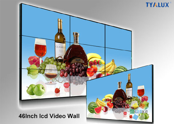 Ultra bezel seamless touch screen Samsung Video Wall displays 3x3 46 inch
