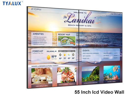 Promotional HD Digital Video Wall Displays 1920X1080 Resolution