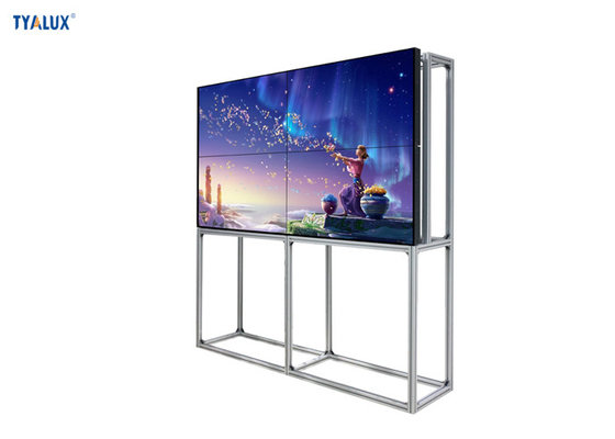 Ultra Narrow bezel Seamless Lcd Video Wall , samsung touch screen 3x3 Video Wall lcd