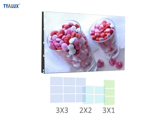 Commercial LED backlit 60 inch LCD Video Wall Display TFT full color 3840x2160