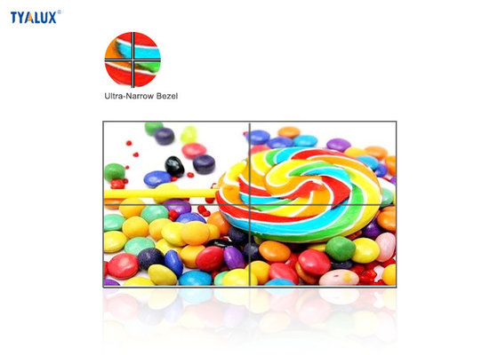 Trade assurance split screen Led Advertising Board 49" wireless remote control