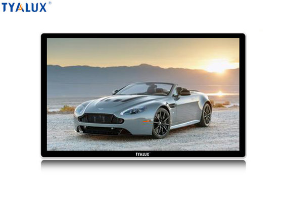 43 Super Thin Full Hd Wall Mounted Digital Signage Lcd Display Android / Windows Dual Os
