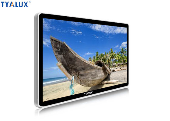 43 Super Thin Full Hd Wall Mounted Digital Signage Lcd Display Android / Windows Dual Os