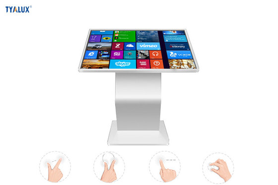 49" big size splicing screen intouch kiosk stand alone lcd display digital signage