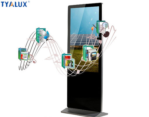 Advertising Stand Alone Digital Signage Screens , Interactive Multi Touch Kiosk 1920x1080