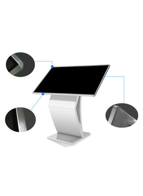 High Definition Large LCD Media Player / Multi Purpose Touch Screen Kiosk With I5 Cpu