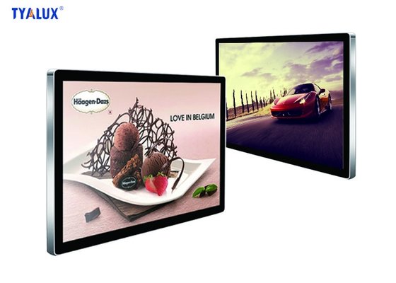 55" Android LCD Digital Signage / HD LCD Display With Touch Screen With 450nits Brightness