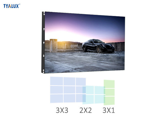 6.5mm 4x4 Lcd Video Wall Displays / 60 Inch Seamless Lcd Video Wall With 1.8mm Bezel Width