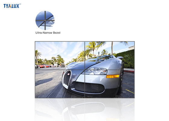 6.5mm 4x4 Lcd Video Wall Displays / 60 Inch Seamless Lcd Video Wall With 1.8mm Bezel Width