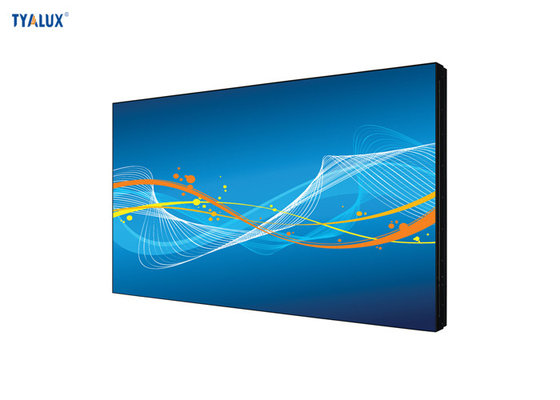55 Inch Digital Advertising Display Screens / Multi Screen Blue 4k Video Wall
