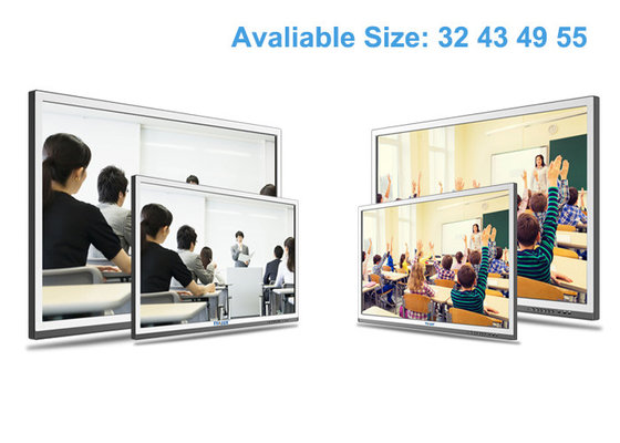 Promotional 450nits Interactive LCD Media Player With Aluminum Alloy Body For Meeting