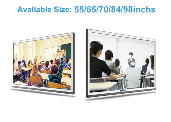 High Definition Multi Touch LCD Media Player / Digital Display Board With 450 Cd/M2 Brightness
