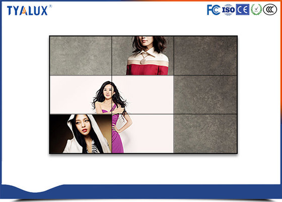 48" Lcd advertising Digital Signage , 3*3 Video Wall Original samsung panel
