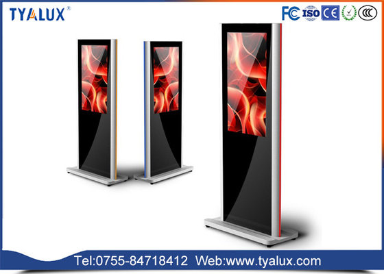 Customized flexible display screen lcd media player , wifi totem digital signage