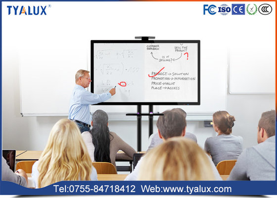 All In One Smart 84 Inch Lcd Interactive Whiteboard Touch Screen 3840x2160 Resolution