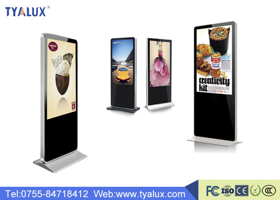 55 Inch Android OS Freestanding LCD Digital Advertising Displays 1920*1080 Resolution