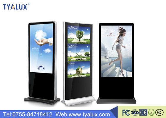 Android 5.0 Ultra Thin Digital Advertising Displays / LCD Advertising Display One Year Warranty