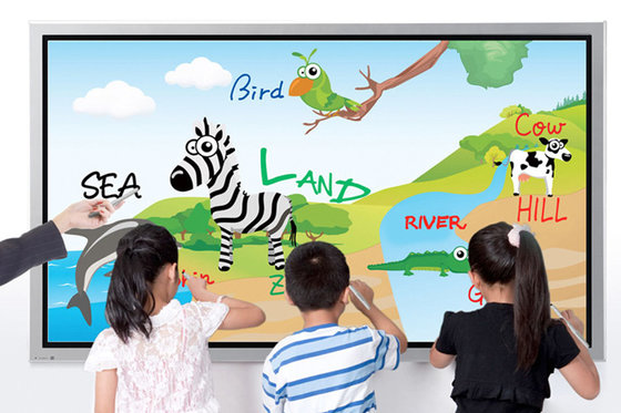 Electronic Multi Touch Screen Interactive Whiteboard Contrast 4000 / 1 and 50000 hours life time
