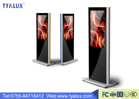 Indoor Touch Screen Lcd Media Player , Windows Totem 43"  Lcd Digital Signage Solution