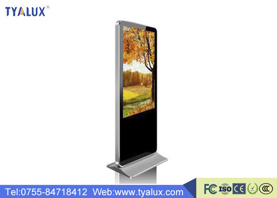 Indoor Touch Screen Lcd Media Player , Windows Totem 43"  Lcd Digital Signage Solution
