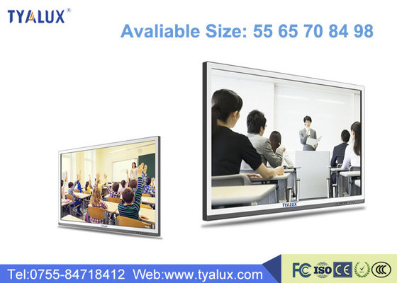 LCD Windows system IR infrared interactive whiteboard display 65 inch
