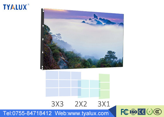 55 Narrow bezel interactive video wall digital signage displays built in 3D noise reduction