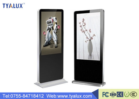 Stand Alone 55 Inch LCD Digital Signage , LCD AD Player Touch Function