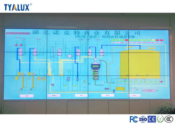 DiD LCD Video Wall , Ultra Narrow Bezel Multi Touch Video Wall Led Backlight