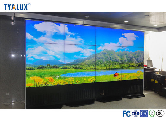 1080P Full Corlor Resolution Seamless Video Wall Digital Signage Displays 450cd / m2 brightness