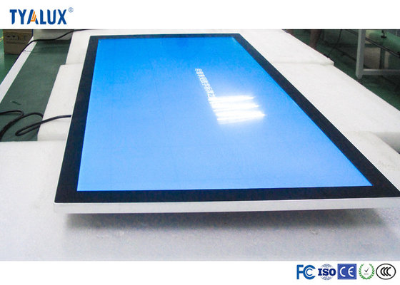 Customized 24 inch Ultra Slim Wall Mounted Digital Signage 3G Wifi Hd 1080P High Definition