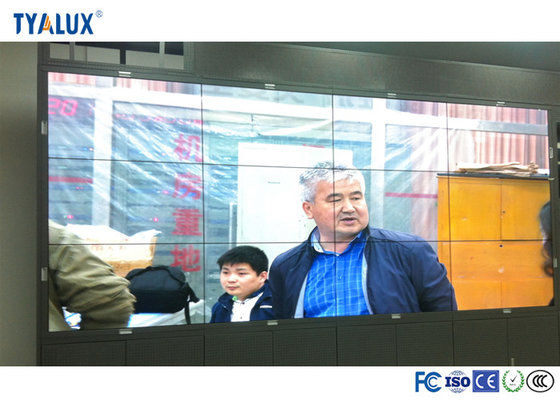 55 inch 3.8mm Narrow bezel video wall digital signage displays with 500 nits brightness