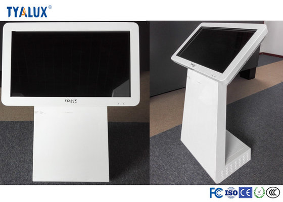 Wifi / 3G LCD Advertising Player , Touch Screen freestanding digital signage Kiosk