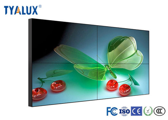 LED Light Source Ful HD LCD Digital Signage Video Wall Solution Wide Viewing Angle